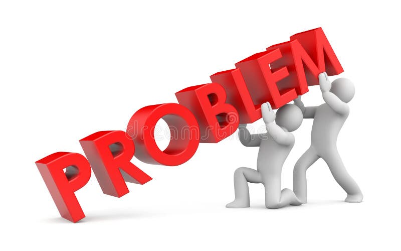 Het Oplossen Van Het Probleem Stock Illustratie - Illustration of ...