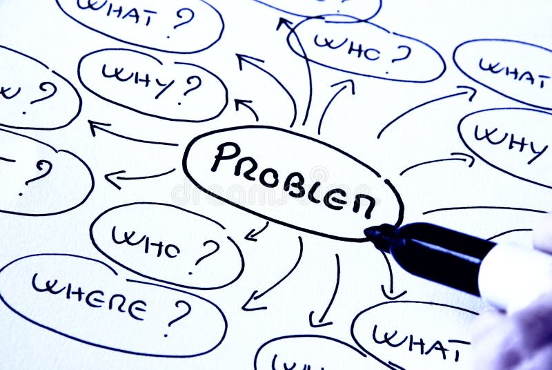Het oplossen van problemen stock afbeelding. Image of kennen - 13329187