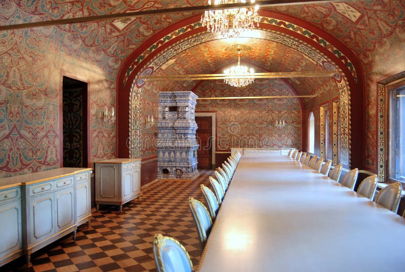Het Paleis Van Yusupov in Moskou. Eetzaal. Redactionele Stock ...