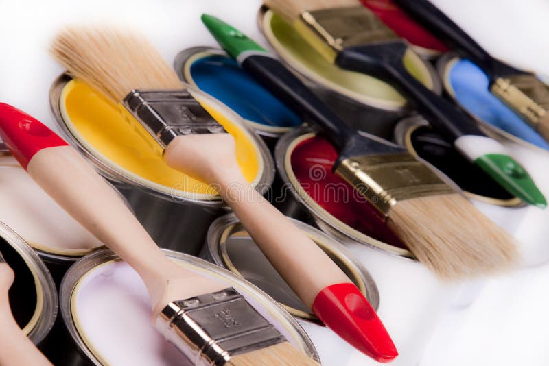 Het palet van de verf stock foto. Image of kunstenaar - 9468010