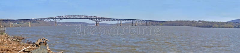 Het Panorama Van De Rivier Van Hudson Stock Afbeelding - Image of ...