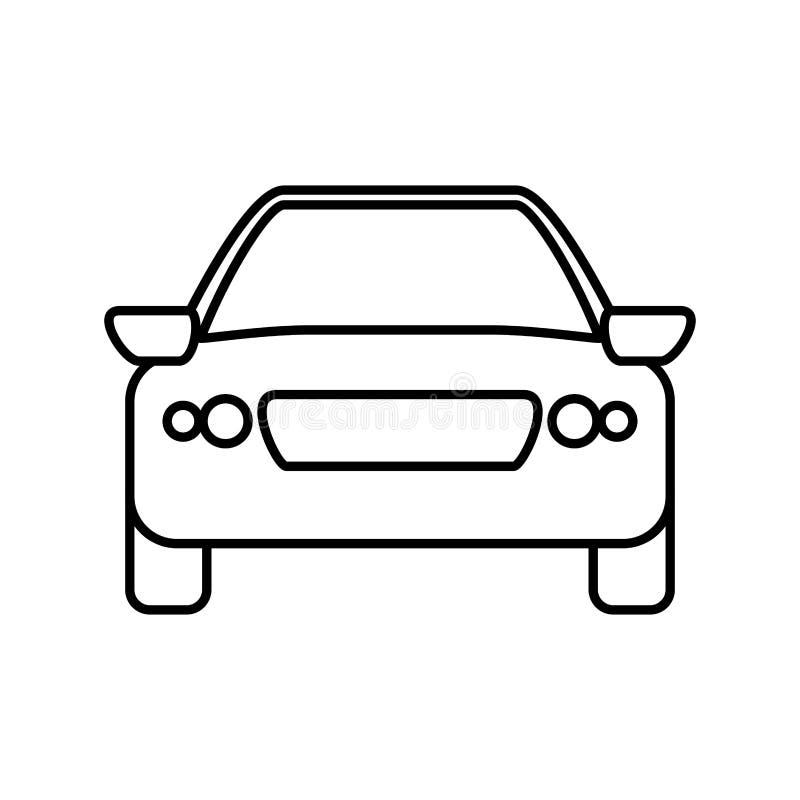 Het Pictogram Van De Auto Het Ontwerp Van De Vervoersmachine Grafische ...