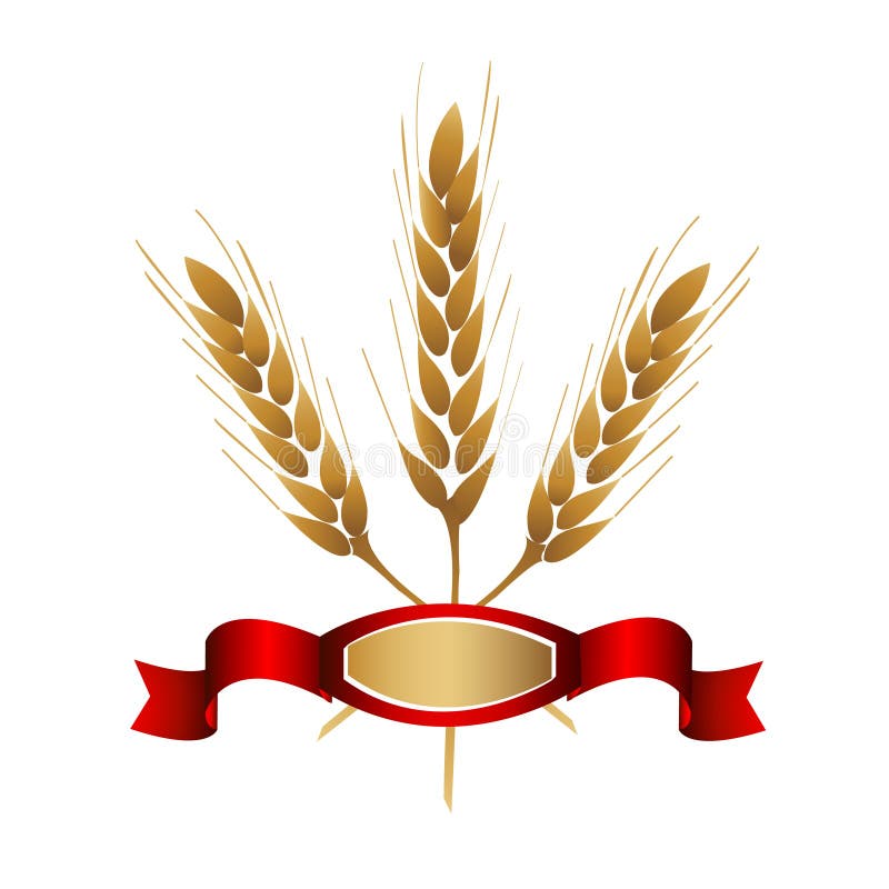 Het pictogram van de tarwe vector illustratie. Illustration of zaad ...