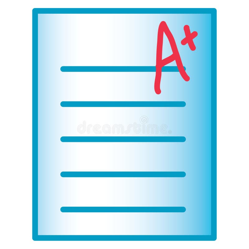 Het pictogram van de test vector illustratie. Illustration of knoop ...