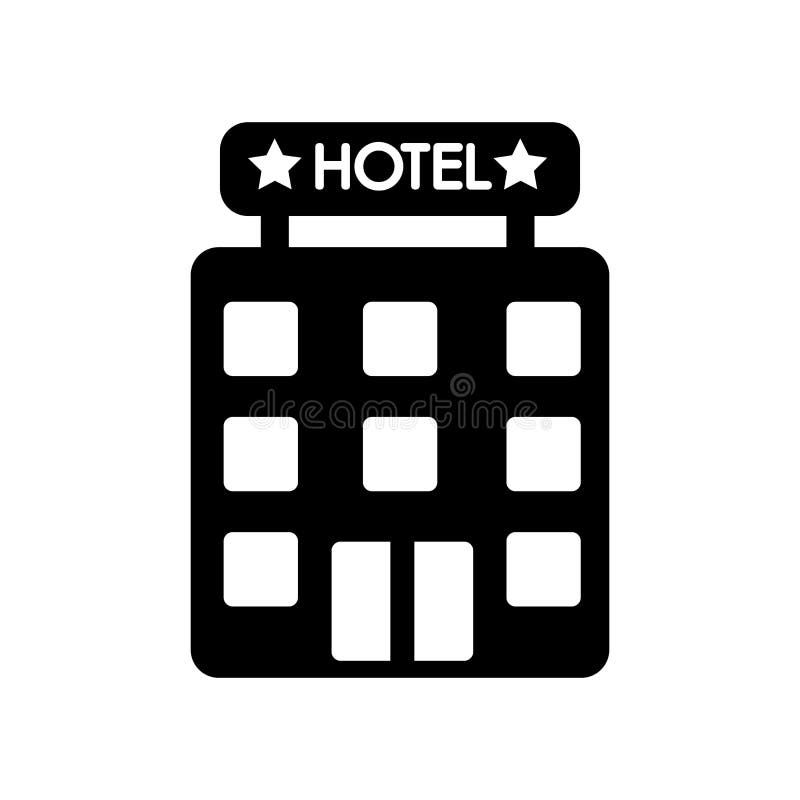 Het Pictogram Van Het Hotel Vector Illustratie - Illustration of deken ...