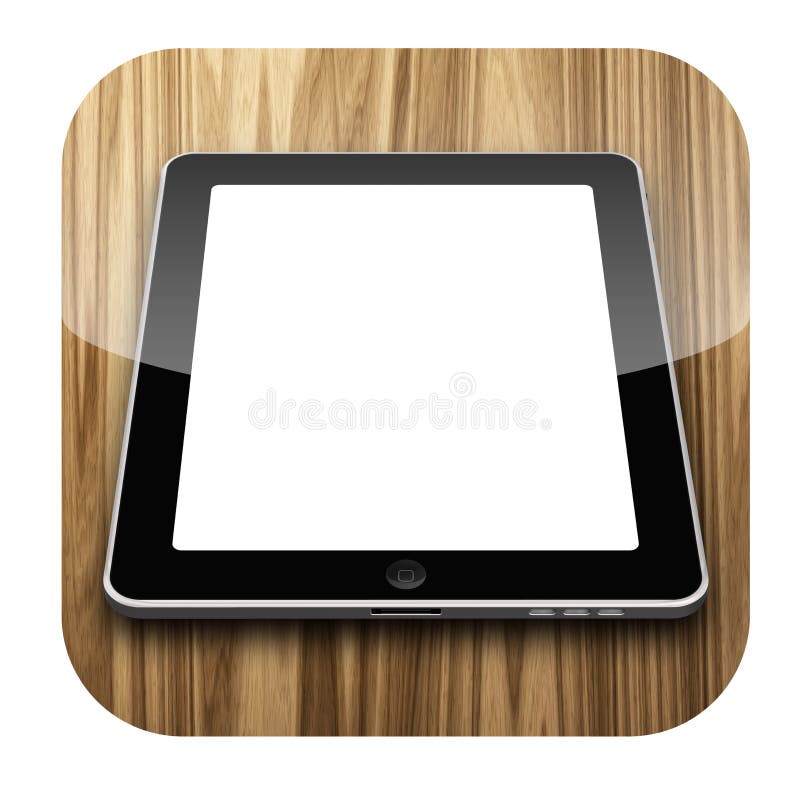 Het Pictogram van IPad redactionele fotografie. Illustration of ...