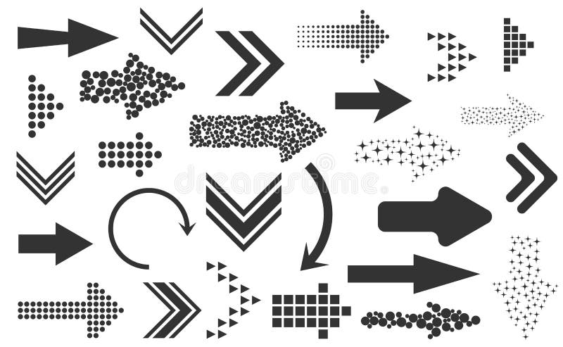 Het Pictogramreeks Van De Pijl Stock Illustratie - Illustration of ... Het Pictogramreeks Van De Pijl Stock Illustratie - Illustration of ...