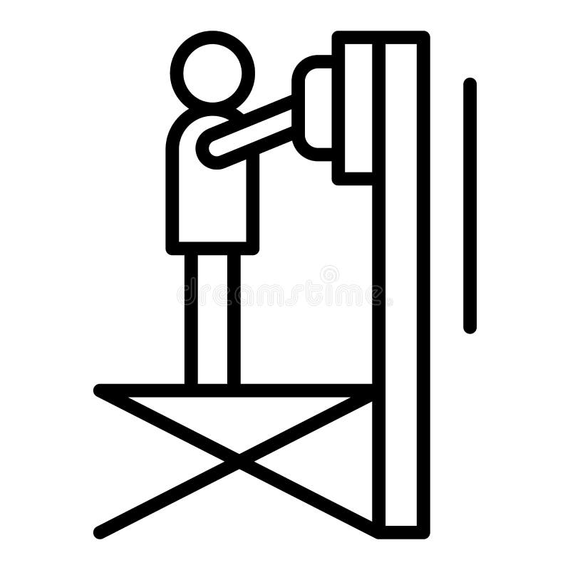 Het Pictogram Van Het Olieplatform Vector Illustratie - Illustration of ...