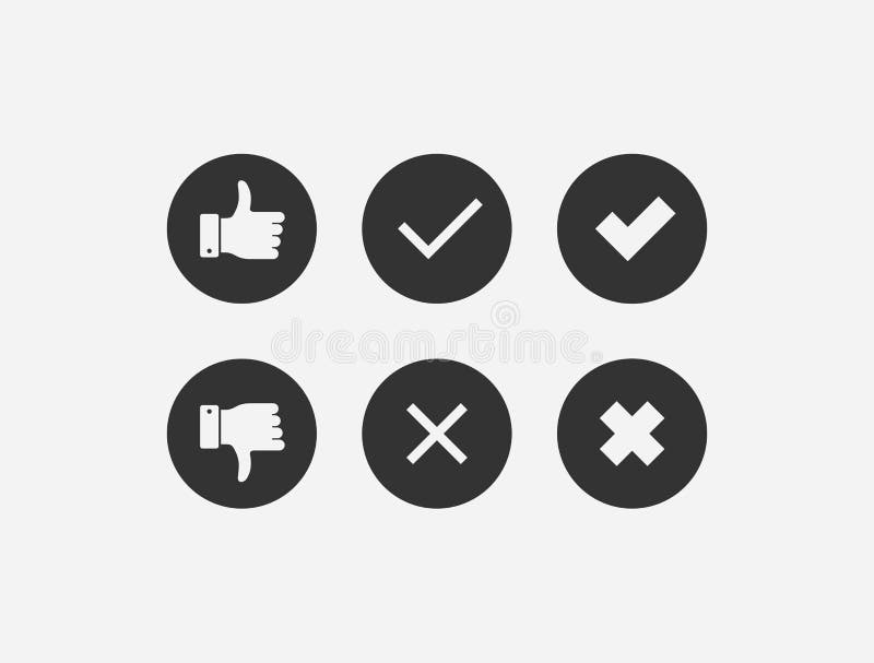 Het Positief En Negatief Koppelt Inzameling Terug Vector Illustratie ...