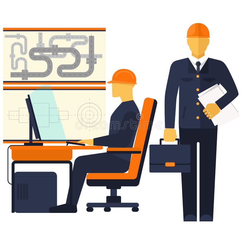 Het Proces Van De Fabrieksproductie Van Vervaardiging Vector ...