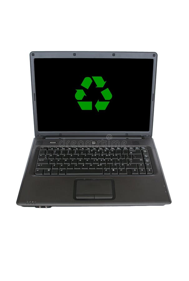 Het Recycling Van De Computer Stock Foto - Image of verbind, recycleer ...