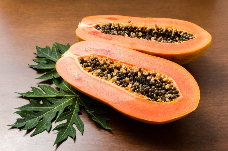 Het Rijpe Fruit Van De Papaja Stock Foto - Image of tropisch, zoet ...