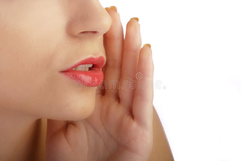 Gedeprimeerd Meisje Met Vrienden Het Roddelen Stock Afbeelding - Image ...