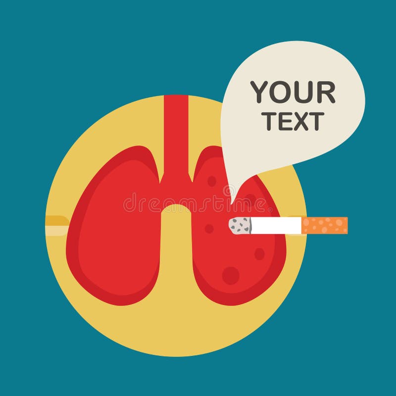 Het Risico Van Het Roken Infographics Vector Vector Illustratie ...