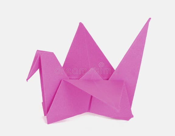 Origami roze stock foto. Image of japans, decoratief, alleen - 6368044