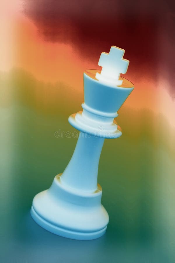 Het Schaakstuk Van De Koning Stock Afbeelding - Image of koning, macht ...