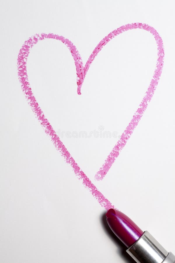 Een hart schilderen stock foto. Image of purper, schoonheidsmiddelen ...