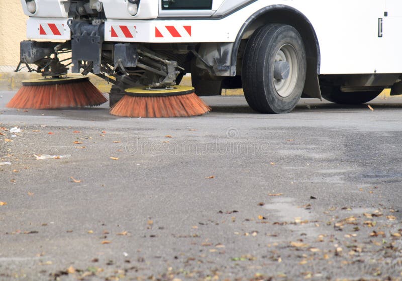 De Schoonmakende Machine Van De Straat Machine Om Straten Schoon Te ...