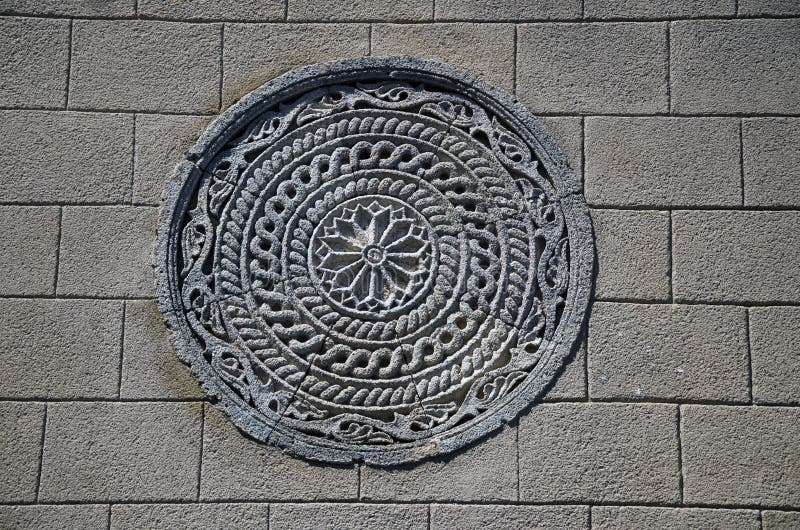Sier Muur En Houten Venster in Jaipur, India Stock Foto - Image of azië ...