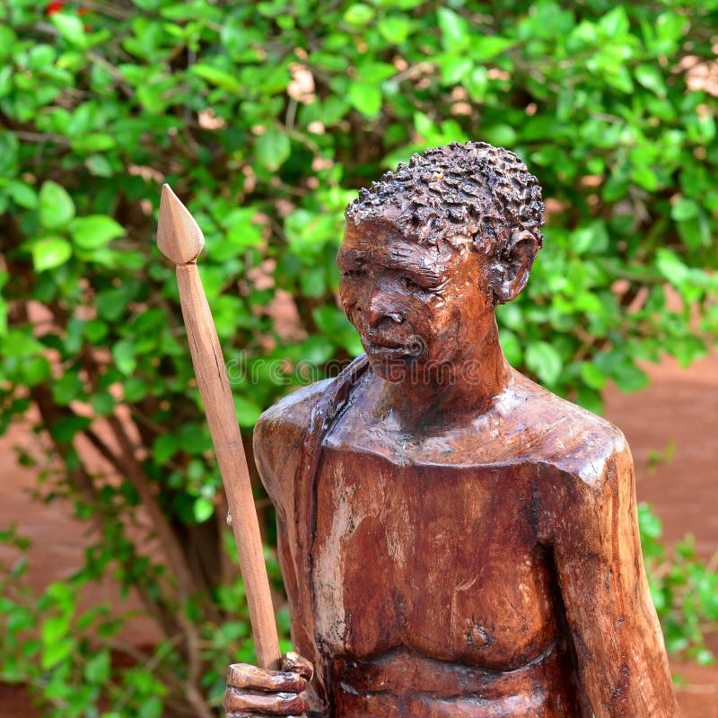 Het Sierzaagwerk Van De Bosjesman Stock Afbeelding - Image of bosjesman ...