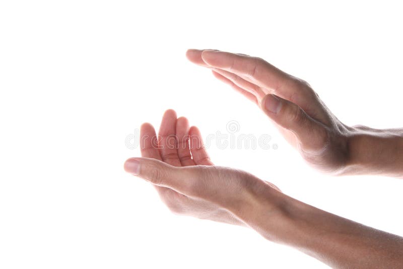 Het slaan van hand stock afbeelding. Image of huid, succes - 8895735