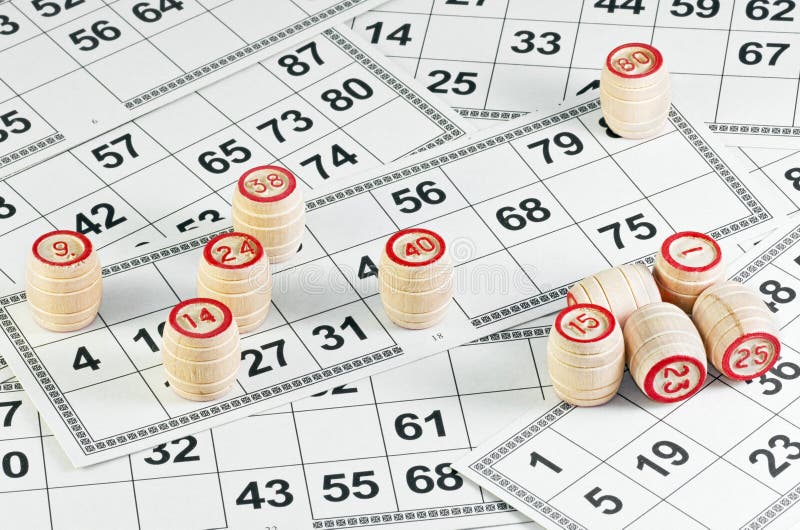 Het spel van het lotto stock foto. Image of aantallen - 10136570