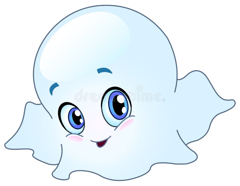 Het spook van de baby vector illustratie. Illustration of verschrikking ...