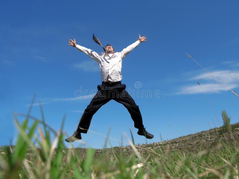 Het springen stock afbeelding. Image of springen, vrij - 2274141