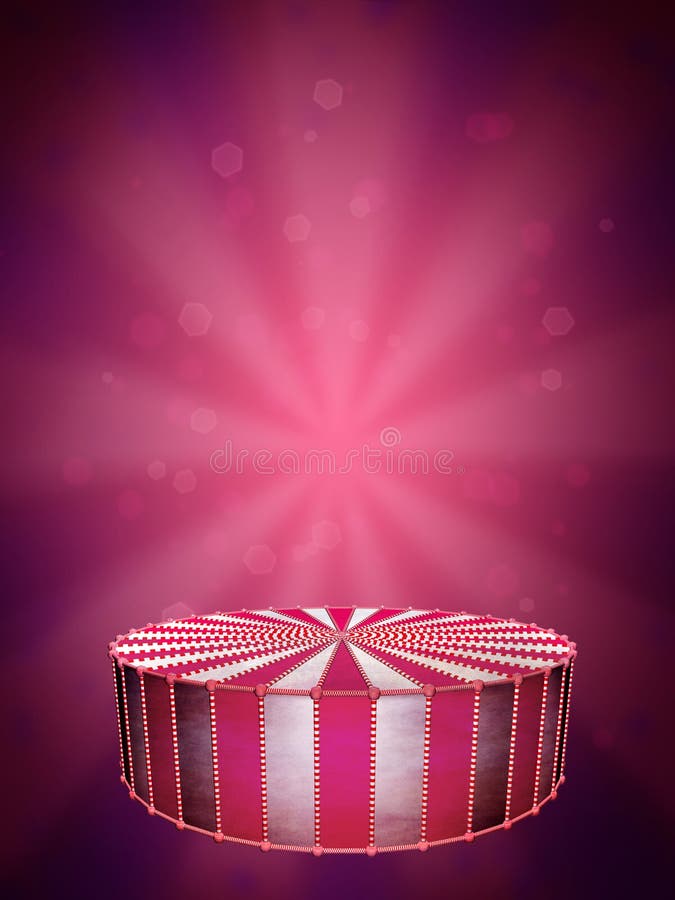 Het stadium van het circus stock illustratie. Illustration of ...