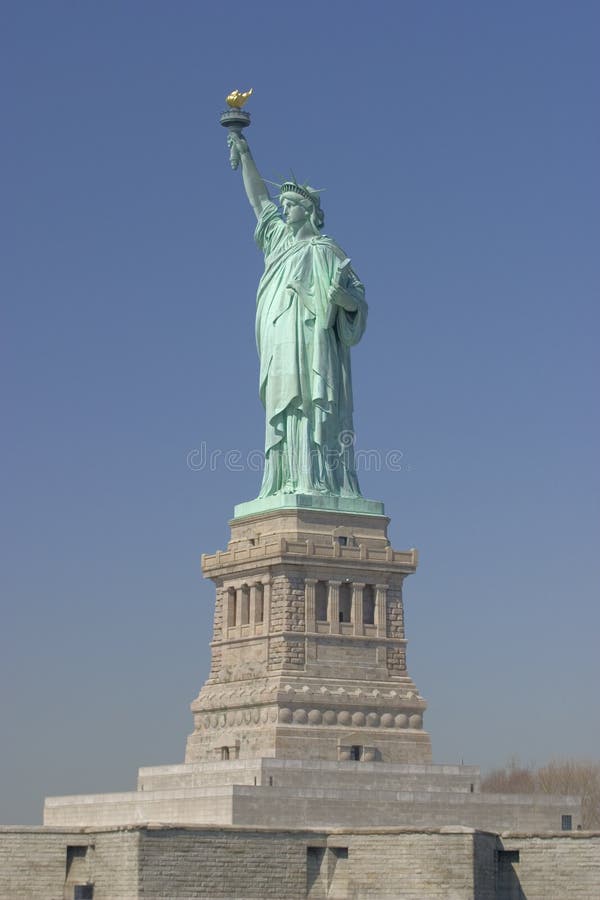 Het Standbeeld Van Vrijheid - New York Stock Foto - Afbeelding ...