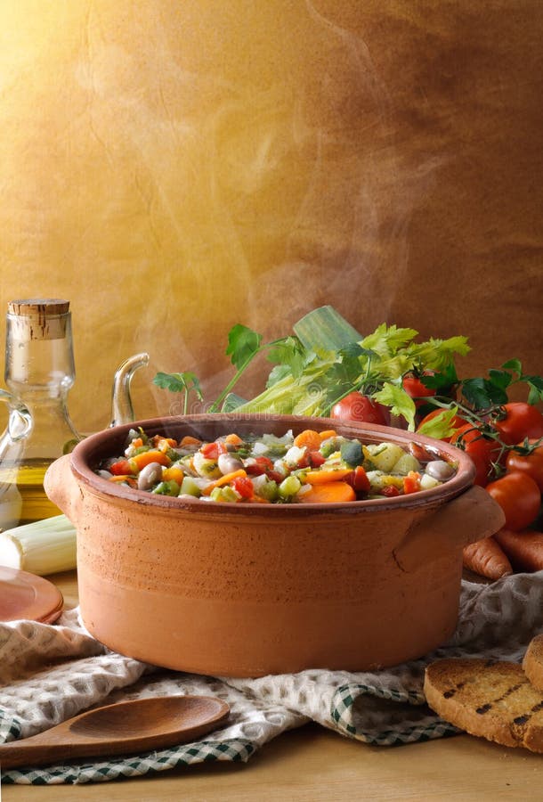 Het Stomen Van Groenten in Een Combisteamoven Stock Afbeelding - Image ...