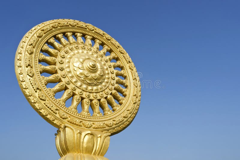 Het symbool van Boeddhisme stock foto. Afbeelding bestaande uit geloof ...