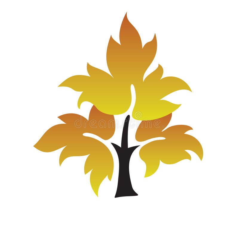 Het symbool van de boom vector illustratie. Illustration of ...