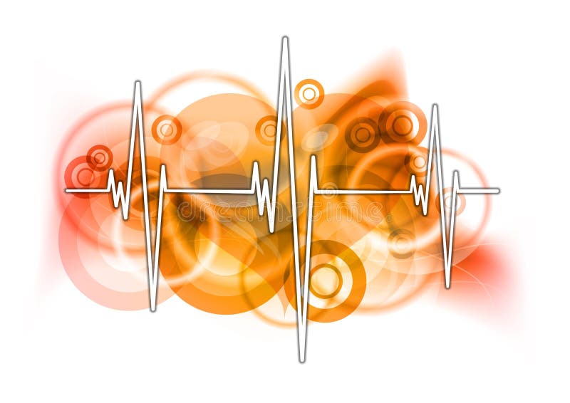 Het Symbool Van De Gezondheid Vector Illustratie - Illustration of hart ...