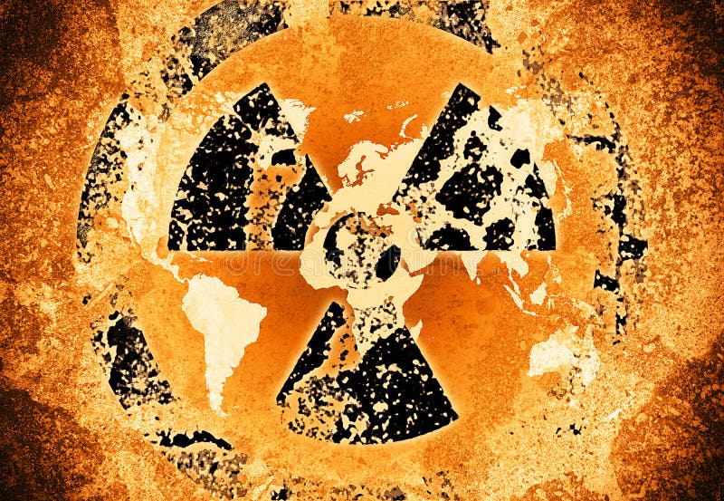 Het Symbool Van De Radioactiviteit Stock Afbeelding - Image of ...