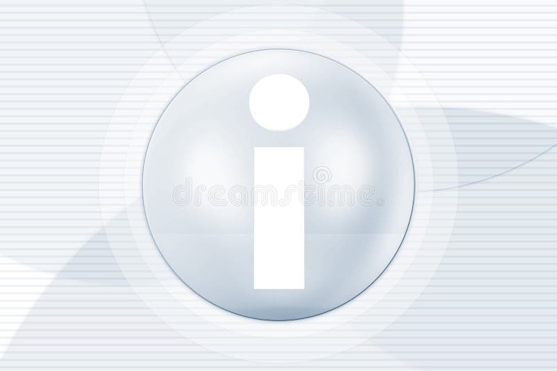 Het Symbool Van De Informatie Stock Illustratie - Illustration of ...