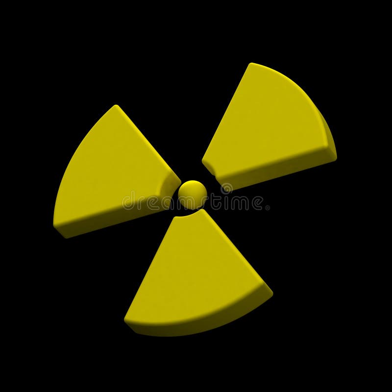 Het Symbool Van De Straling Stock Illustratie - Illustration of gevaar ...