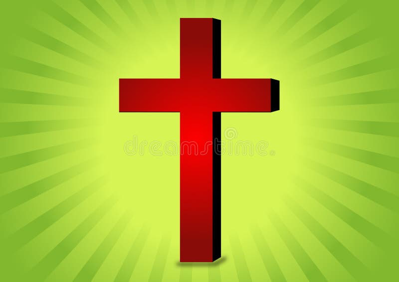 Het Symbool Van Het Christendom Vector Illustratie - Illustration of ...