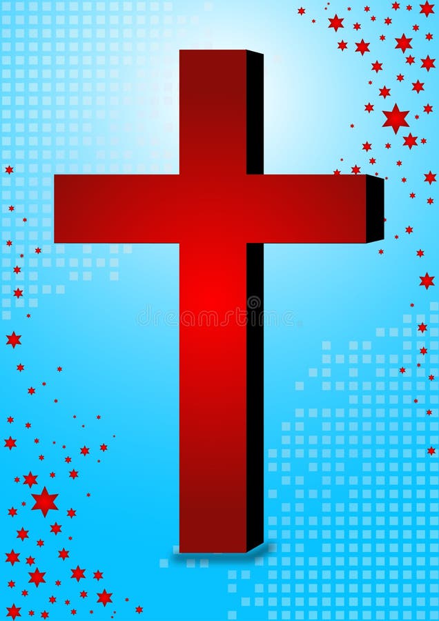 Het Symbool Van Het Christendom Vector Illustratie - Illustration of ...