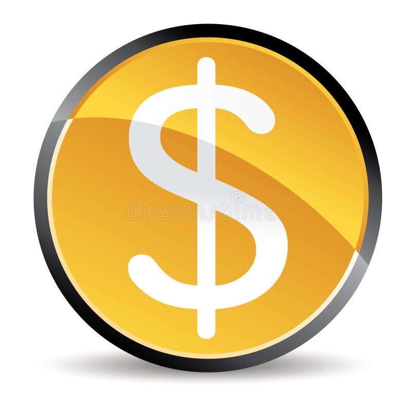 Het symbool van het geld vector illustratie. Illustration of macht ...