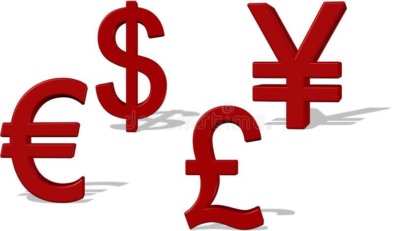 Het symbool van het geld. stock illustratie. Illustration of zaken ...