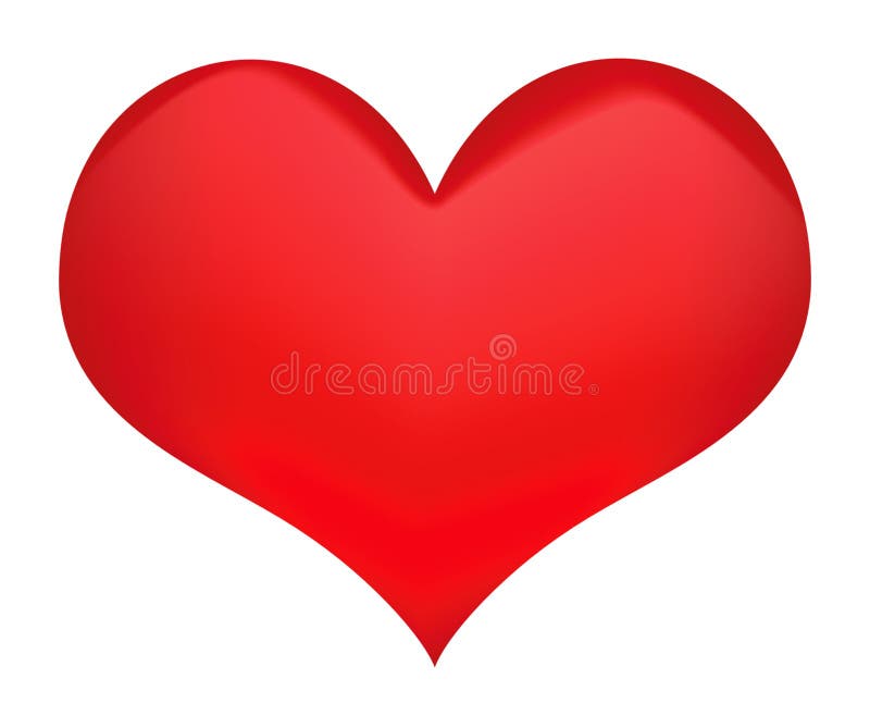 Het symbool van het hart stock illustratie. Illustration of hart - 85438195