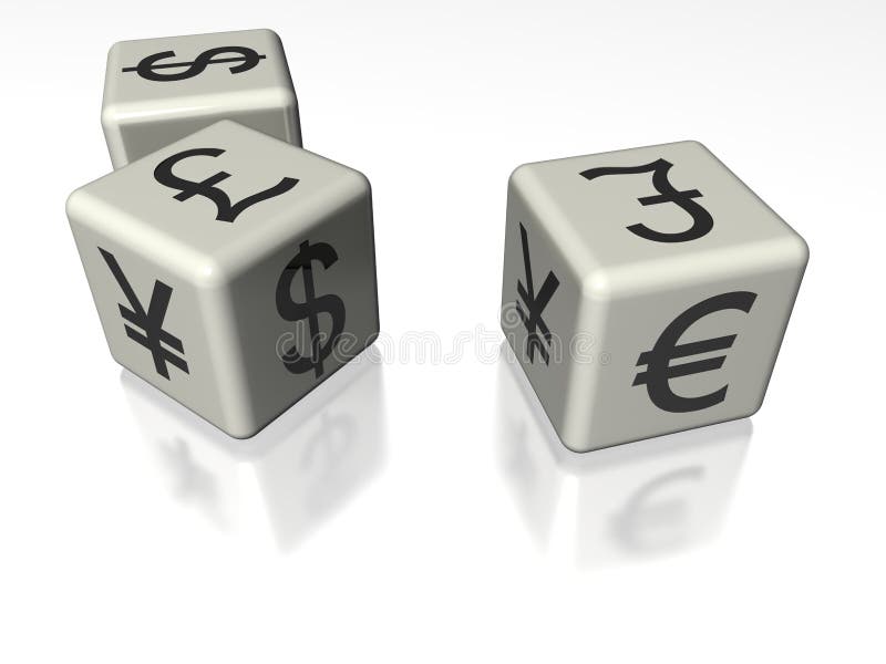 Het Symboolkubussen Van Het Geld Stock Foto - Image of symbool, japans ...