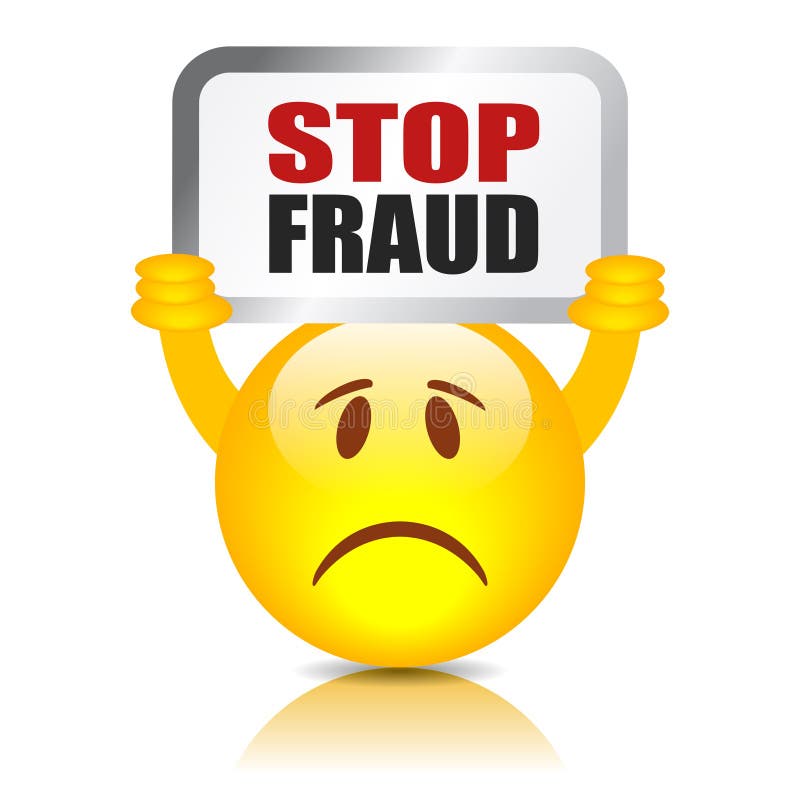 Het Teken Van De Eindefraude Vector Illustratie - Illustration of ...