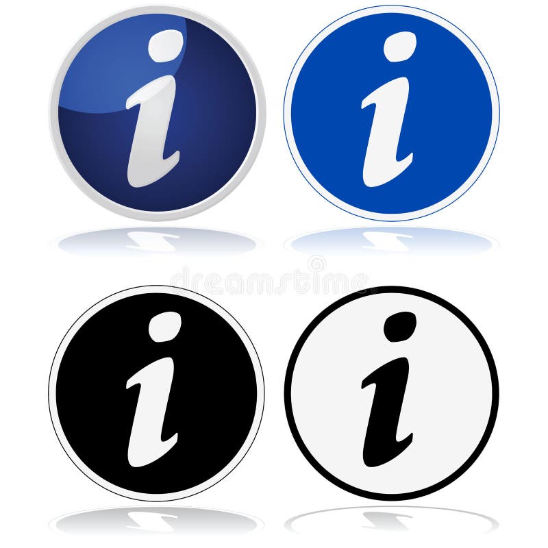 Het Teken Van De Informatie Vector Illustratie - Illustration of ...