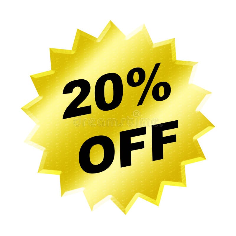 Het teken van de korting stock illustratie. Illustration of verkoop ...