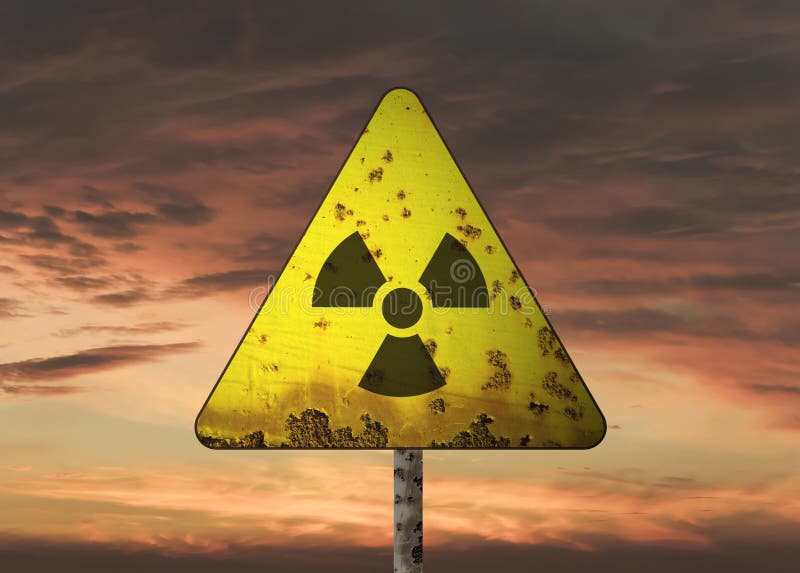 Het Teken Van De Radioactiviteit Stock Foto - Image of radioactiviteit ...