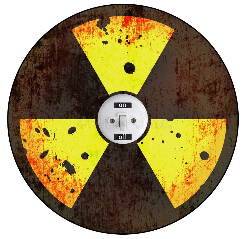 Stralingssymbool stock illustratie. Illustration of radioactiviteit ...
