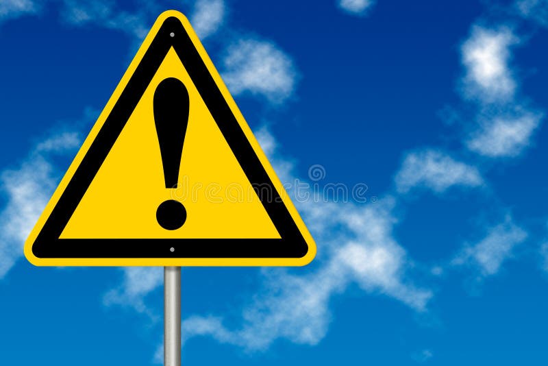 Het Teken Van Het Gevaar En Van Het Gevaar Stock Foto - Image of bouw ...