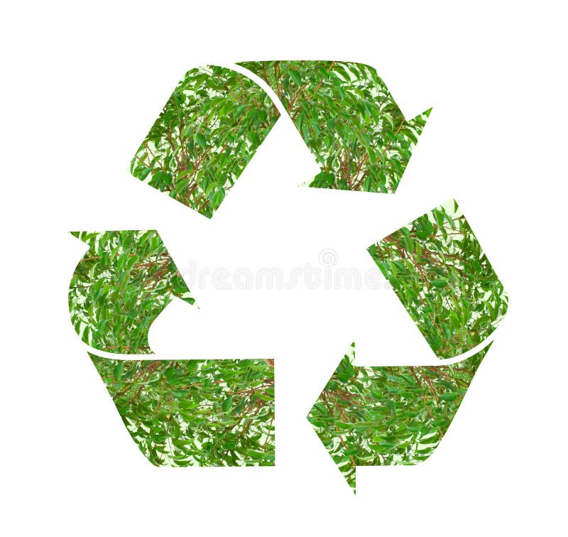 Het Teken Van Het Recycling Stock Afbeelding - Image of rekupereerbaar ...